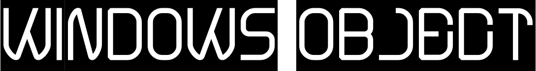WINDOWS OBJECT-Inverse font
