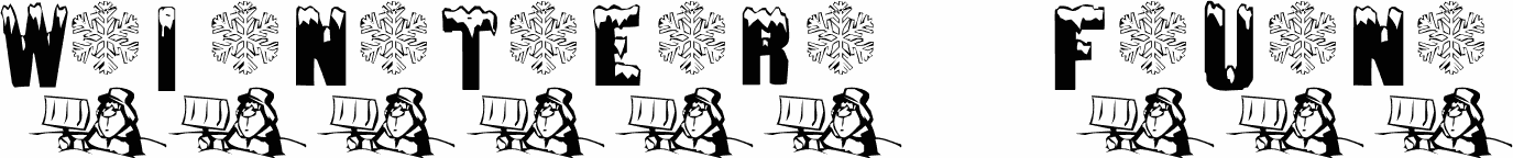 Winter Fun font | Fonts2u.com