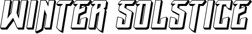 Winter Solstice font | Fonts2u.com