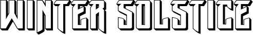 Winter Solstice Gradient font | Fonts2u.com