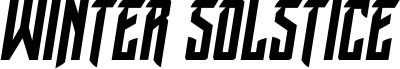 Winter Solstice 3D font | Fonts2u.com