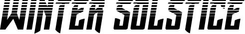 Winter Solstice font | Fonts2u.com