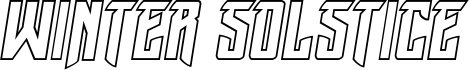 Winter Solstice font | Fonts2u.com