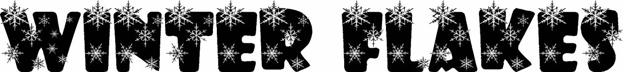 winterflakes font