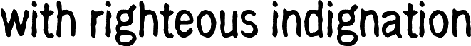 with righteous indignation font | Fonts2u.com