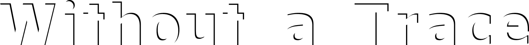 Without a Trace font | Fonts2u.com