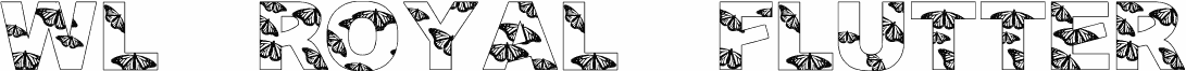 WL Royal Flutter Bold font WL Royal Flutter Bold font