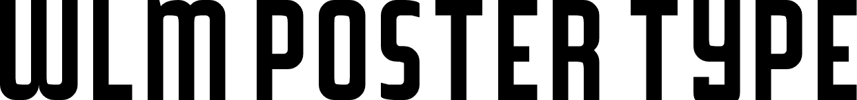 WLM Poster Type Regular font | Fonts2u.com