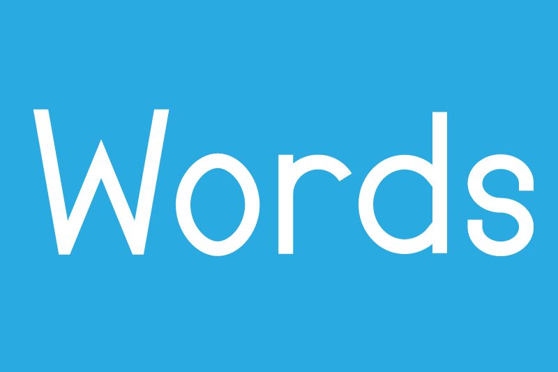 WORDS font | Fonts2u.com