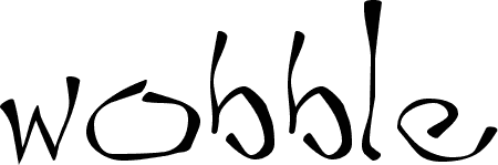 Wobble font | Fonts2u.com