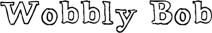 Wobbly Bob font | Fonts2u.com