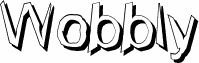Wobbly BRK font | Fonts2u.com