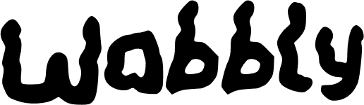 Wobbly font