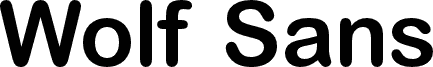 Wolf Sans Play Regular font