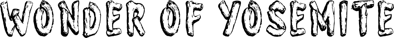 Wonder of Yosemite font | Fonts2u.com