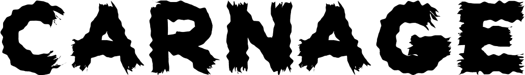 woodcutter carnage font | Fonts2u.com