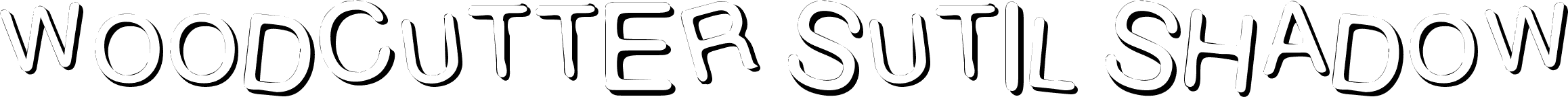 WOODCUTTER SUTIL SHADOW font | Fonts2u.com