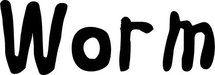 Worm font | Fonts2u.com