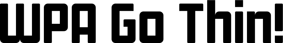 WPA Go Thin! Regular font | Fonts2u.com
