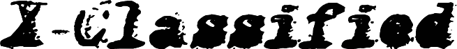 X-Classified font