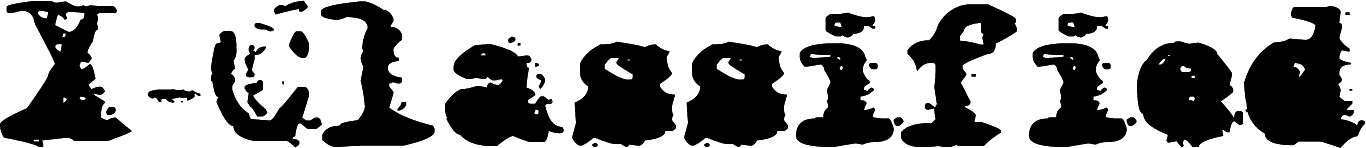 X-Classified font | Fonts2u.com