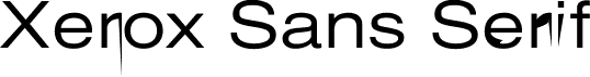 Xerox Sans Serif Wide Bold font | Fonts2u.com
