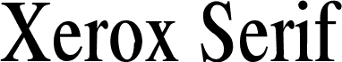 Xerox Serif Wide Bold font
