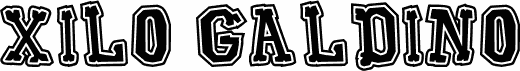 Xilo Galdino font | Fonts2u.com