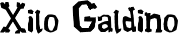 Xilo Galdino Outline font | Fonts2u.com