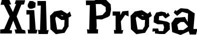 Xilo Prosa Italic font | Fonts2u.com
