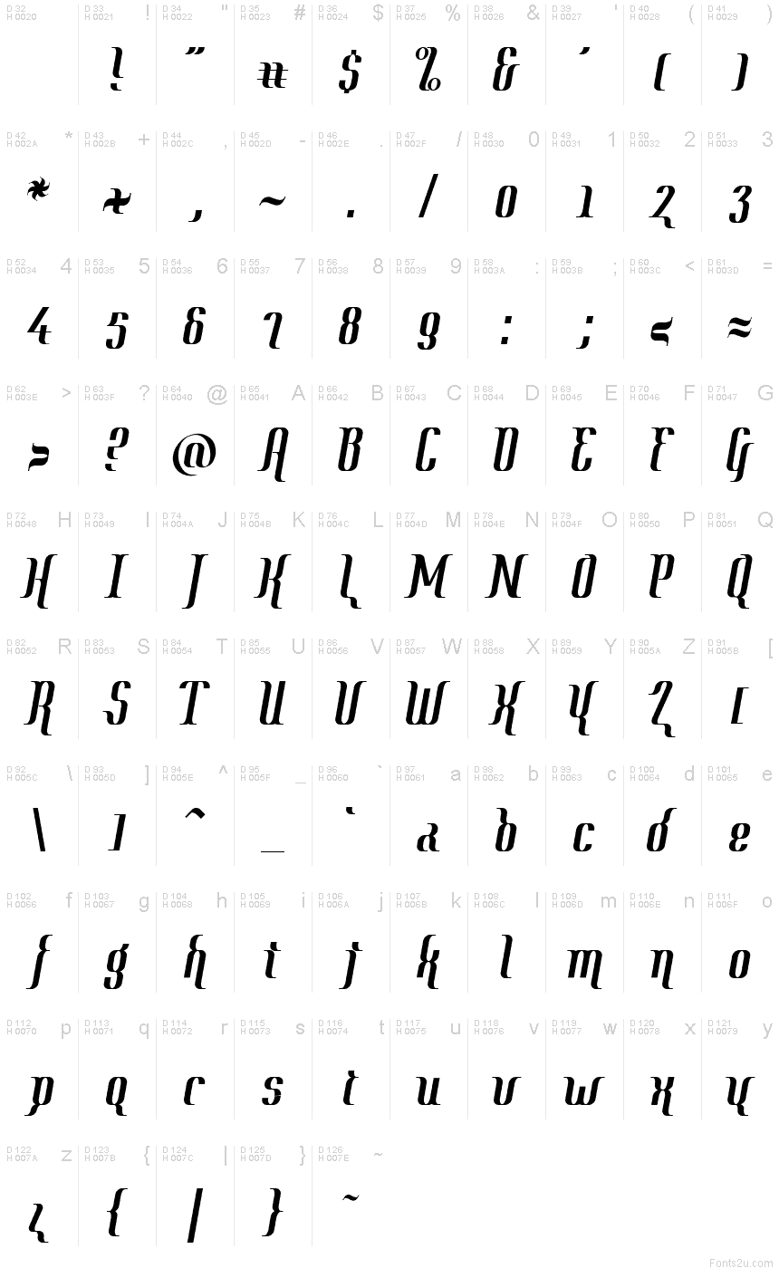 Year2000 Context Deluxe Font