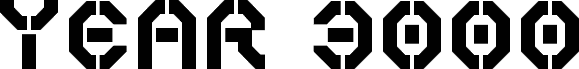 Year 3000 font | Fonts2u.com
