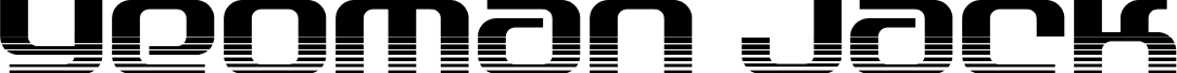 Yeoman Jack 3D font