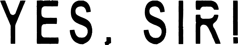 Yes, Sir! Regular font | Fonts2u.com