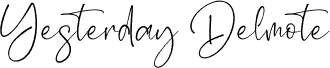 Yesterday Delmote Italic font | Fonts2u.com
