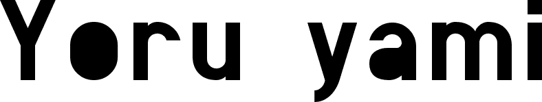 Yoru_yami font | Fonts2u.com