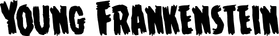 Young Frankenstein Condensed font