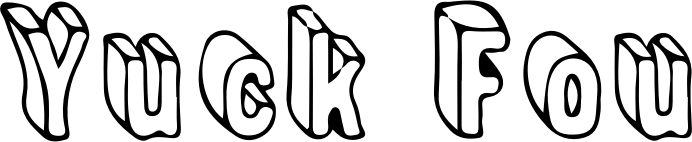Yuck Fou font | Fonts2u.com