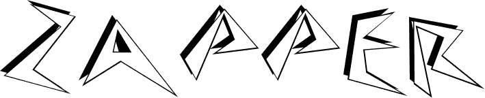 Zapper font