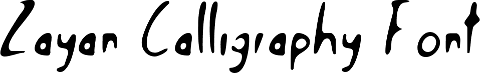 Zayan Calligraphy Vintage Ink font | Fonts2u.com