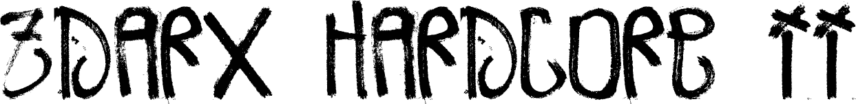 Zdarx Hardcore II font | Fonts2u.com