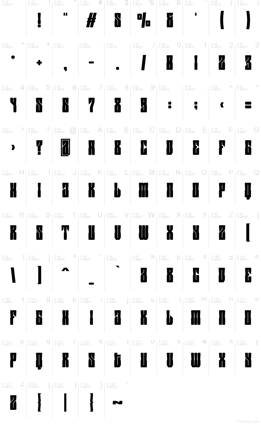 Zetan Regular font