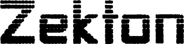 Zekton Dots font | Fonts2u.com