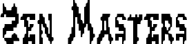 Zen Masters police | Fonts2u.com