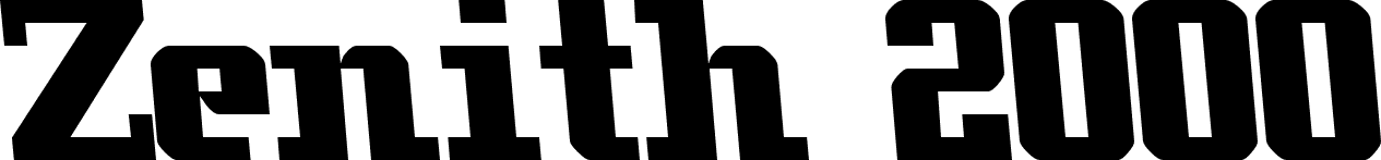 Zenith 2000 font | Fonts2u.com