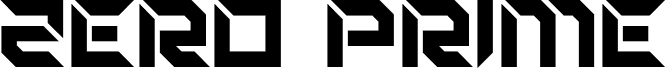 Zero Prime Outline font | Fonts2u.com