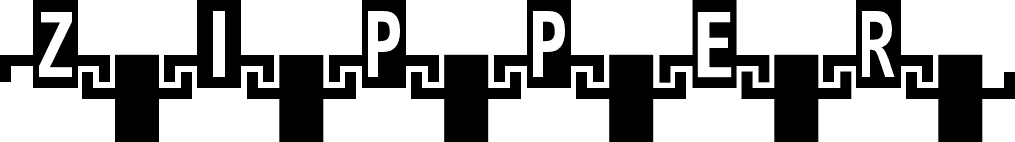 Zipper font | Fonts2u.com