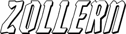 Zollern Extra-Expanded font