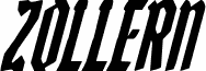 Zollern Extra-Expanded font