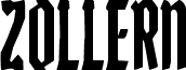 Zollern Extra-Expanded font